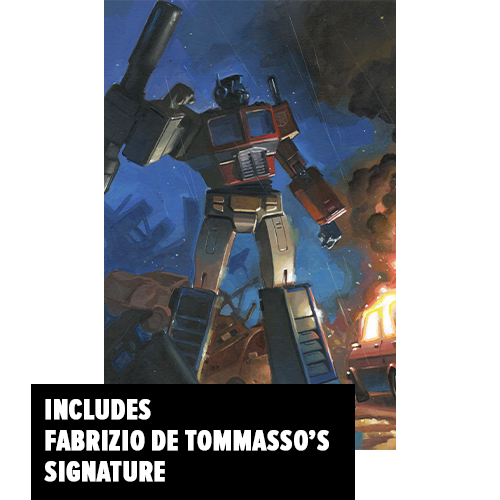 Transformers #20 Exclusive Virgin Foil Cover Variant Signed By Fabrizio ...