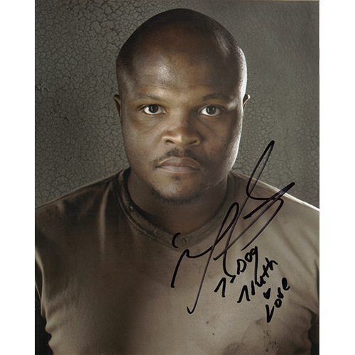 IronE Singleton Autographed 8"x10" Photo (The Walking Dead)